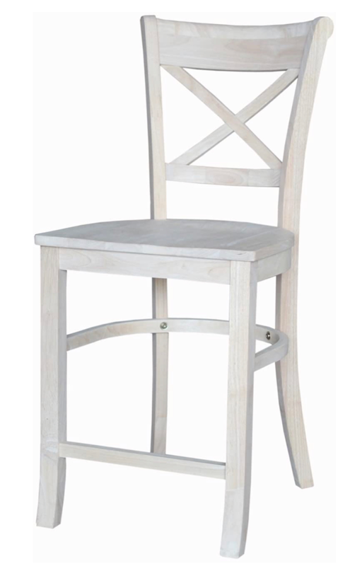 X Back Stool - 24” Seat Height | Rhea Creek Designs